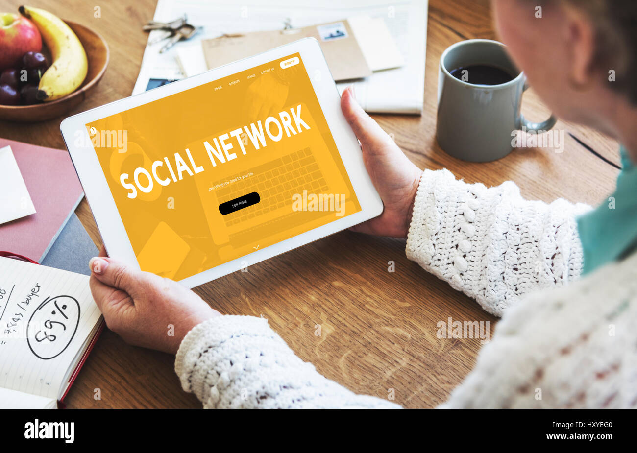 Internet Technology Social Media Concept Stock Photo - Alamy