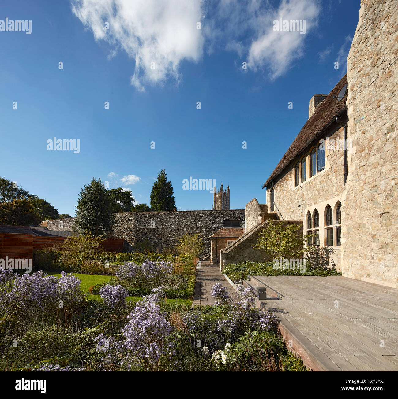 View through garden with Grade II listed building by William ...