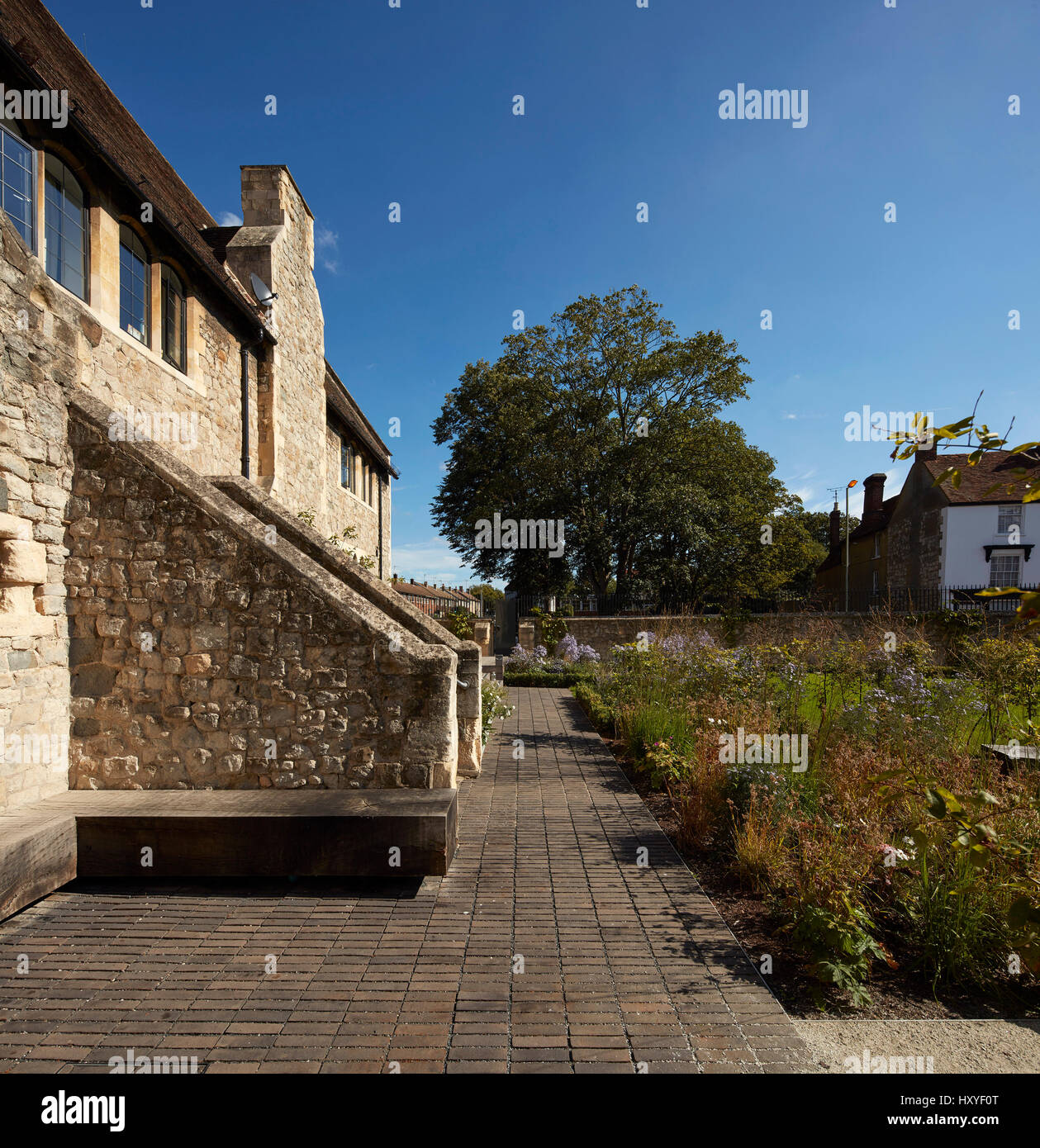 Garden with Grade II listed building by William Butterfield. Kingsdown ...