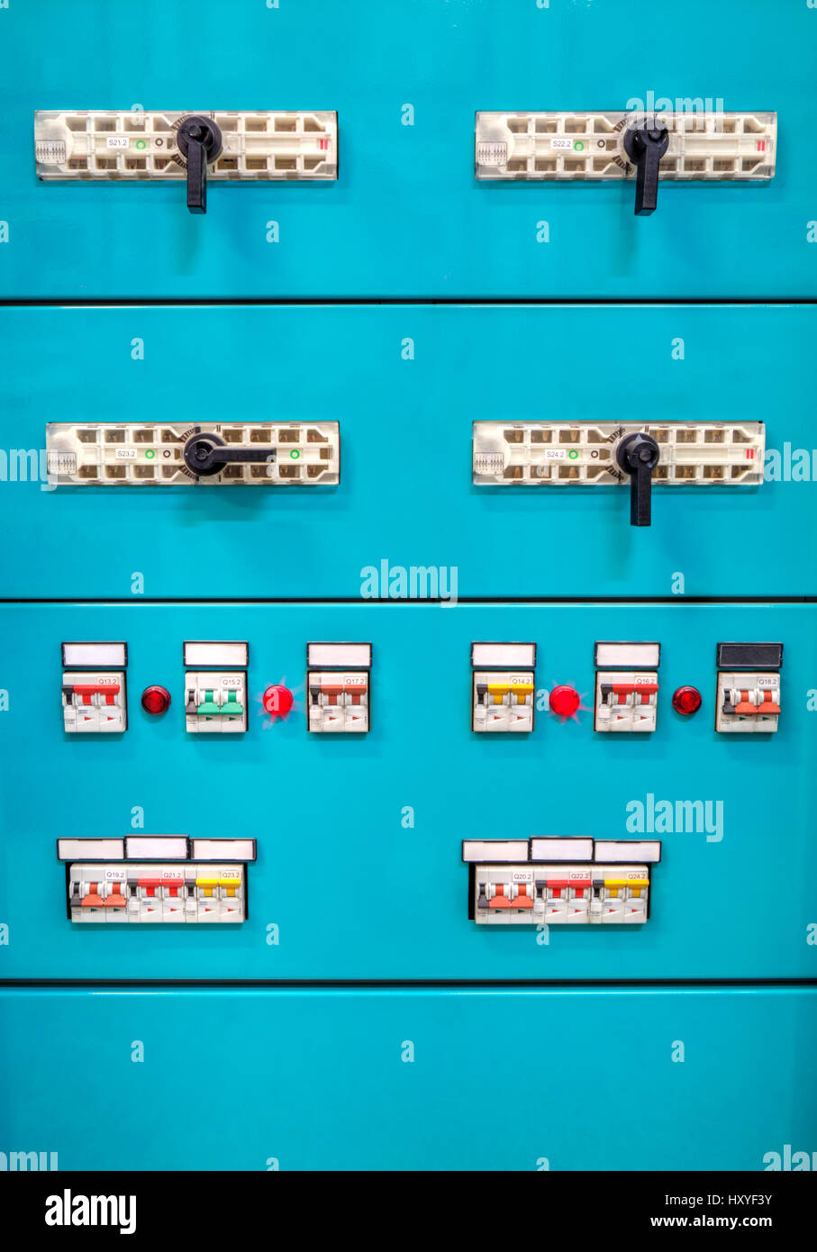 Industrial power supply control panel Stock Photo - Alamy