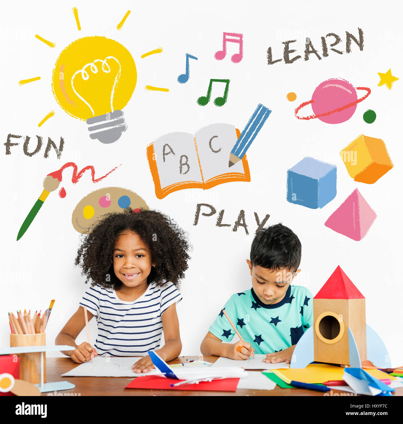 Learn Fun Play Education Icon Stock Photo - Alamy Learn Fun Play Education Icon Stock Photo - Alamy