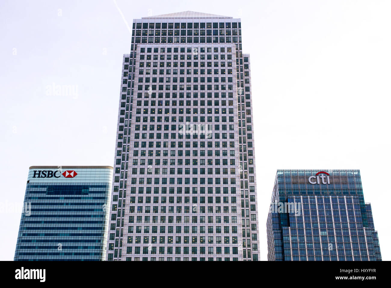 High rise offices in Canary wharf, London England Stock Photo - Alamy
