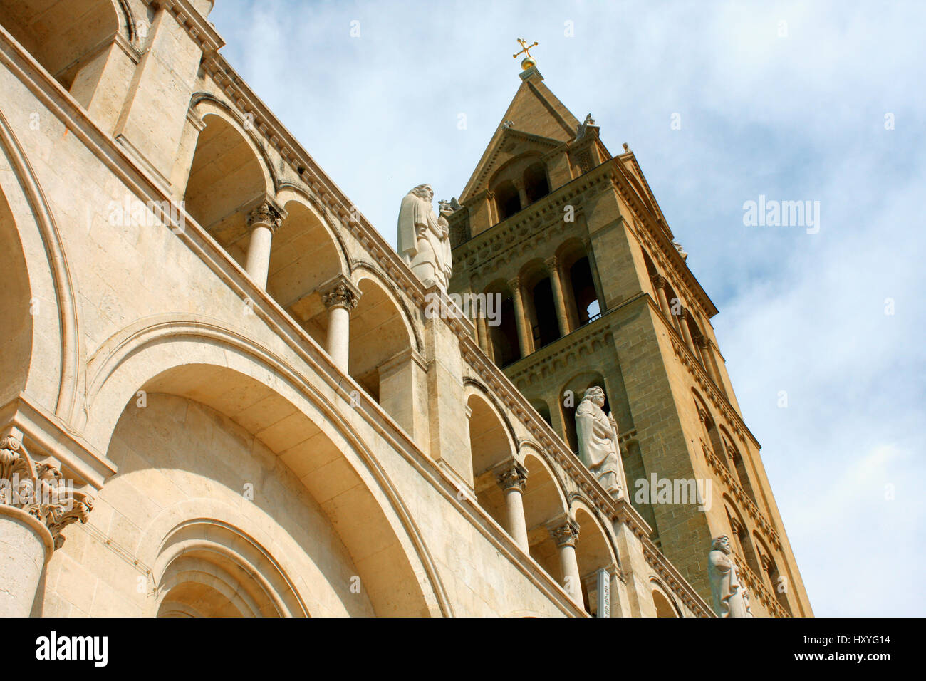The Cathedral of Pecs Hungary cityscape Stock Photo - Alamy