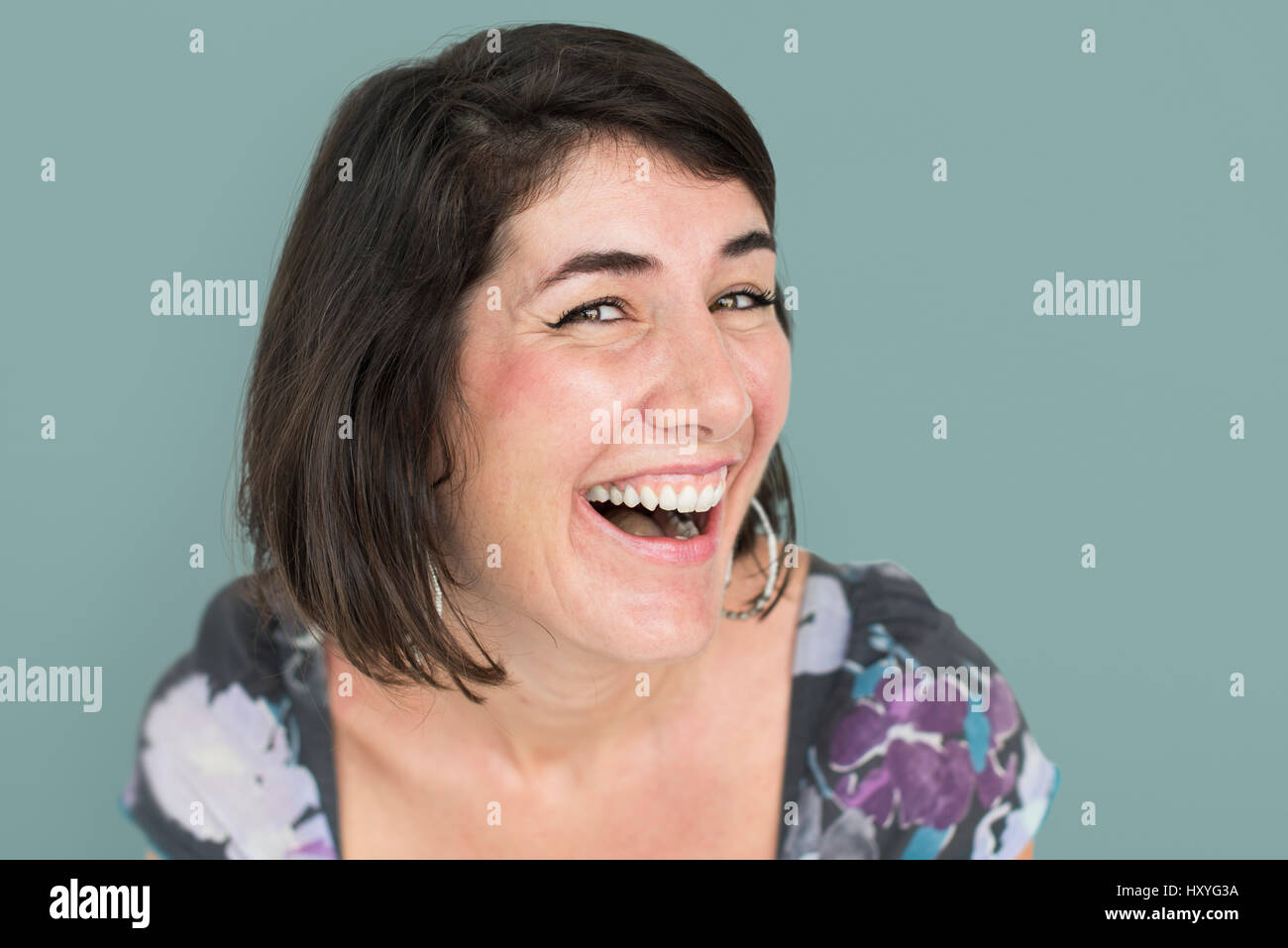 Senior Adult Woman Smiling Happiness Portrait Stock Photo - Alamy