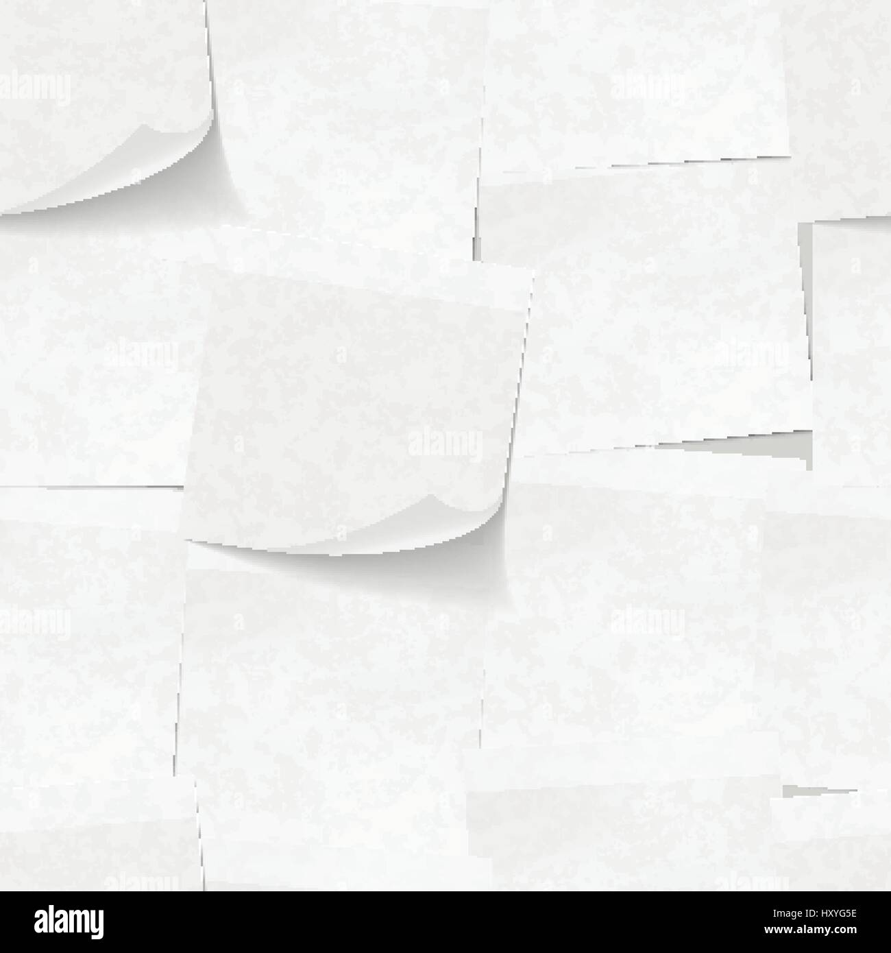 Realistic white sticky notes seamless pattern Stock Vector Image & Art ...