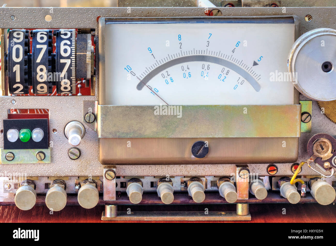 Electronic device with measuring scales closeup Stock Photo - Alamy