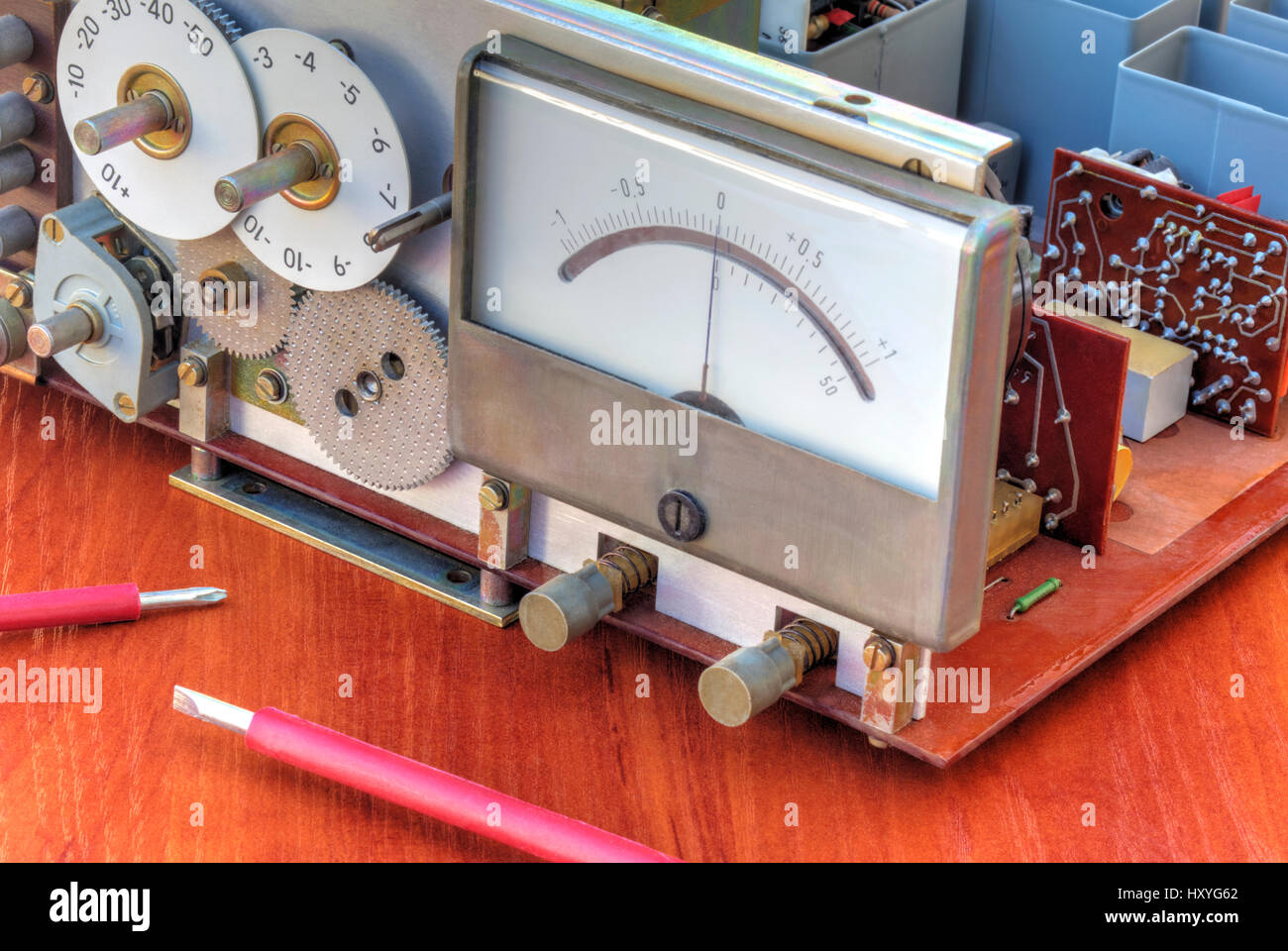 Electronic device with measuring scales closeup Stock Photo - Alamy