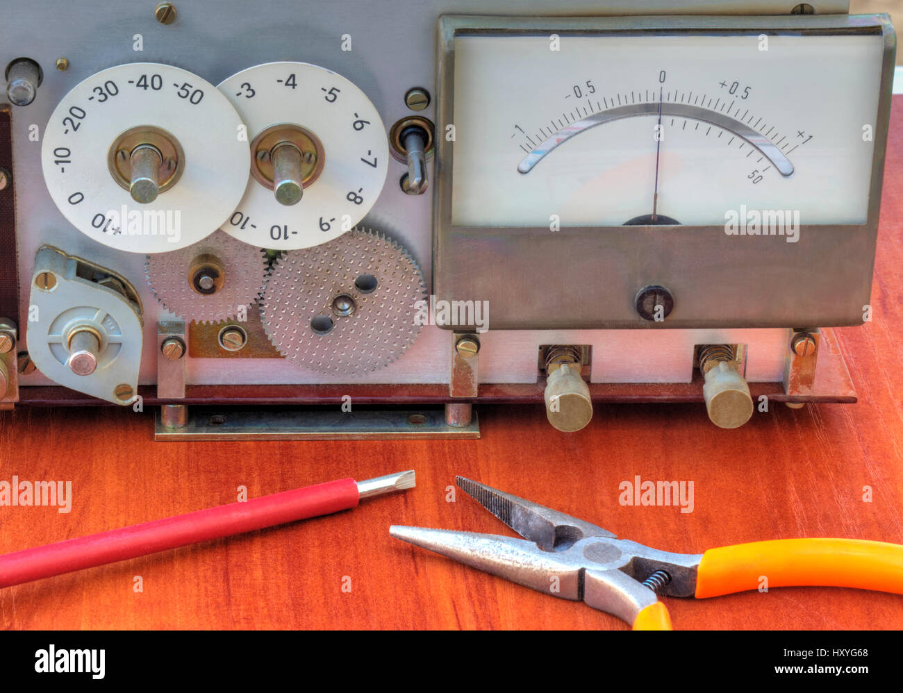 Electronic device with measuring scales closeup Stock Photo - Alamy