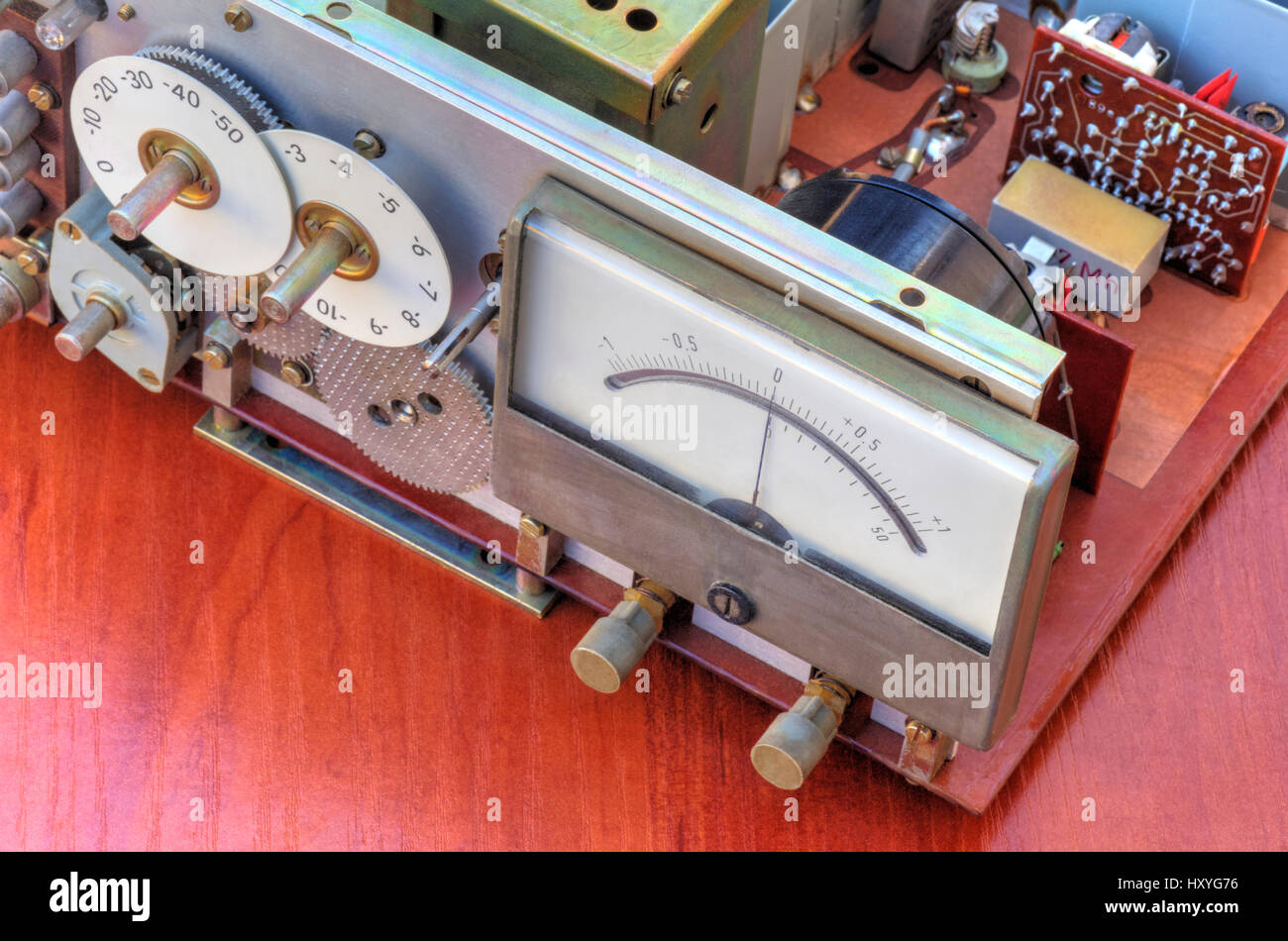 Electronic device with measuring scales closeup Stock Photo - Alamy