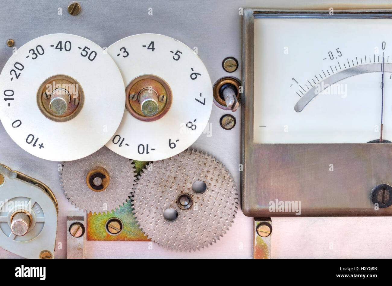 Electronic device with measuring scales closeup Stock Photo - Alamy