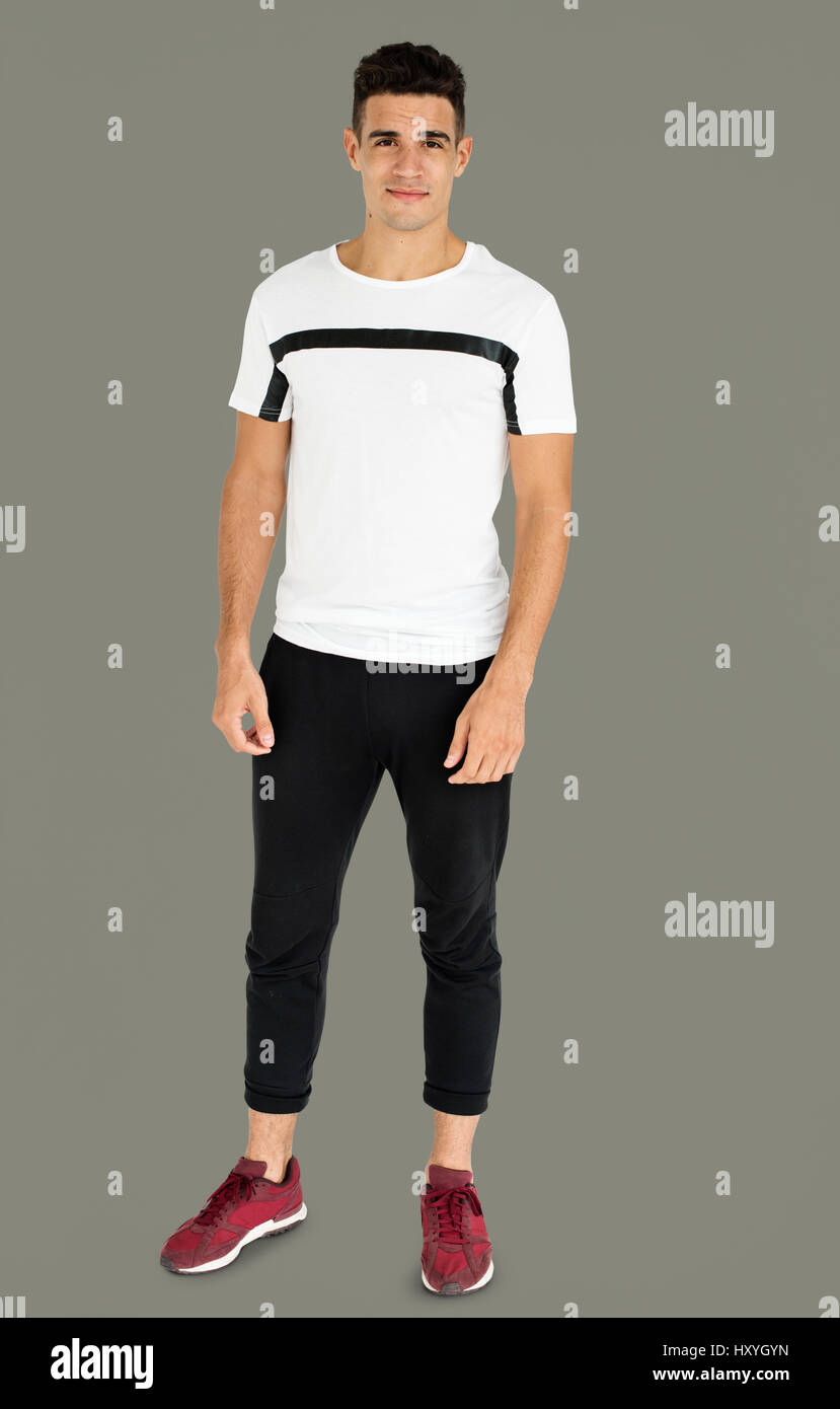 Man Studio Shoot Full Body Concept Stock Photo - Alamy