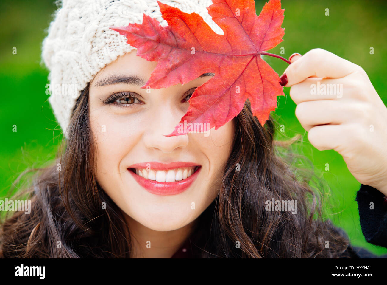 Woman face skin covering hi-res stock photography and images - Alamy