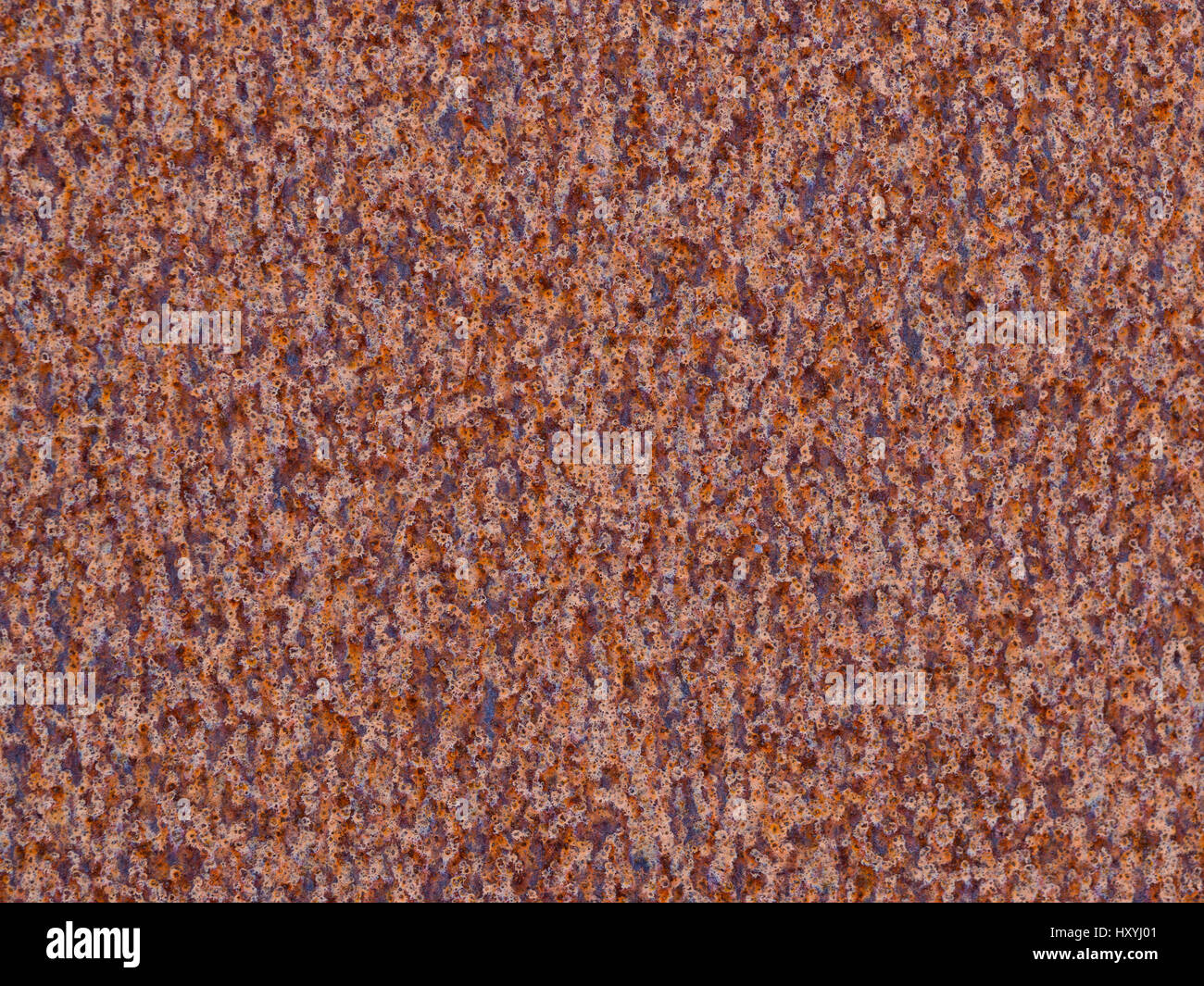 oxidized iron panel with many colours close up / macro Stock Photo - Alamy