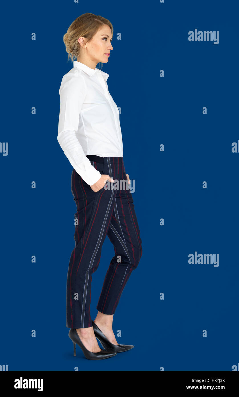 Woman Confidence Self Esteem Portrait Concept Stock Photo - Alamy