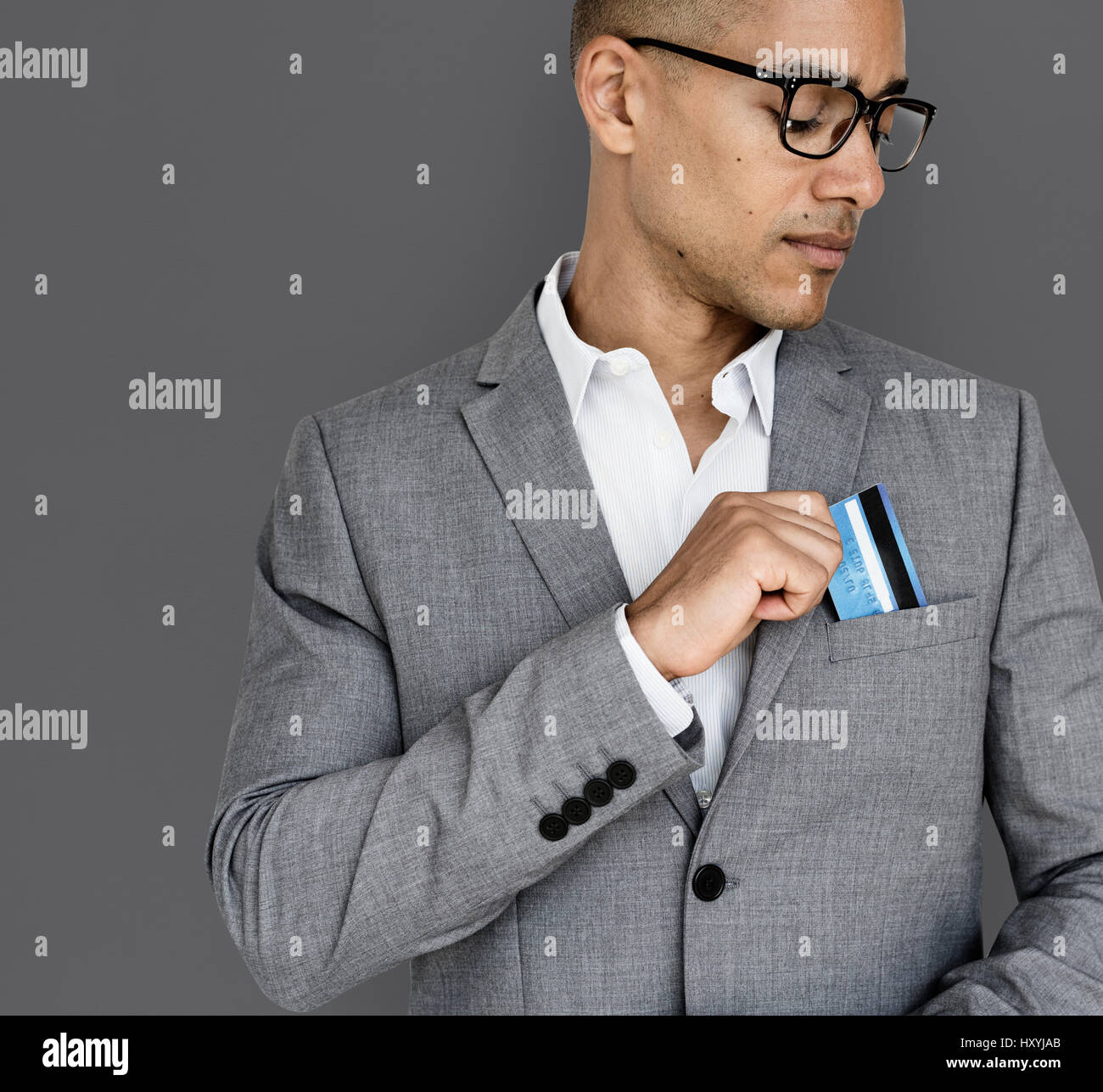 Business Man Credit Card Stock Photo - Alamy