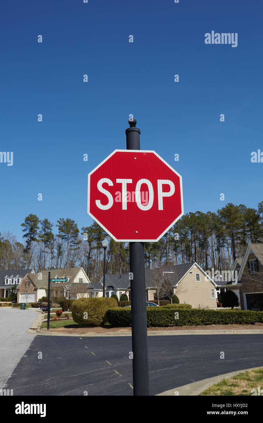 Vector stop sign hi-res stock photography and images - Alamy