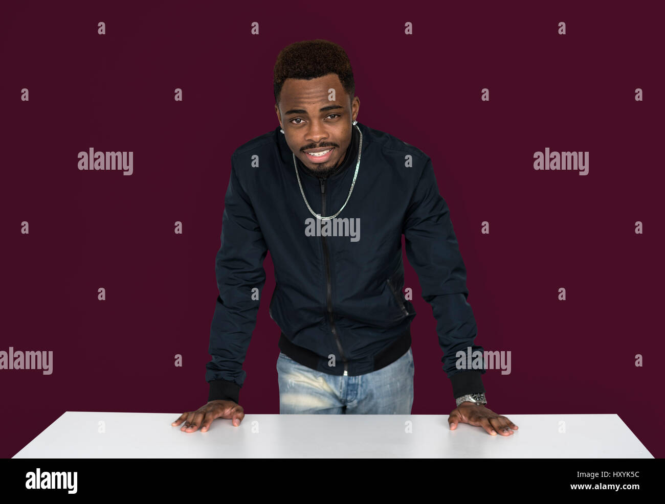 Studio People Shoot Portrait Isolated Stock Photo - Alamy