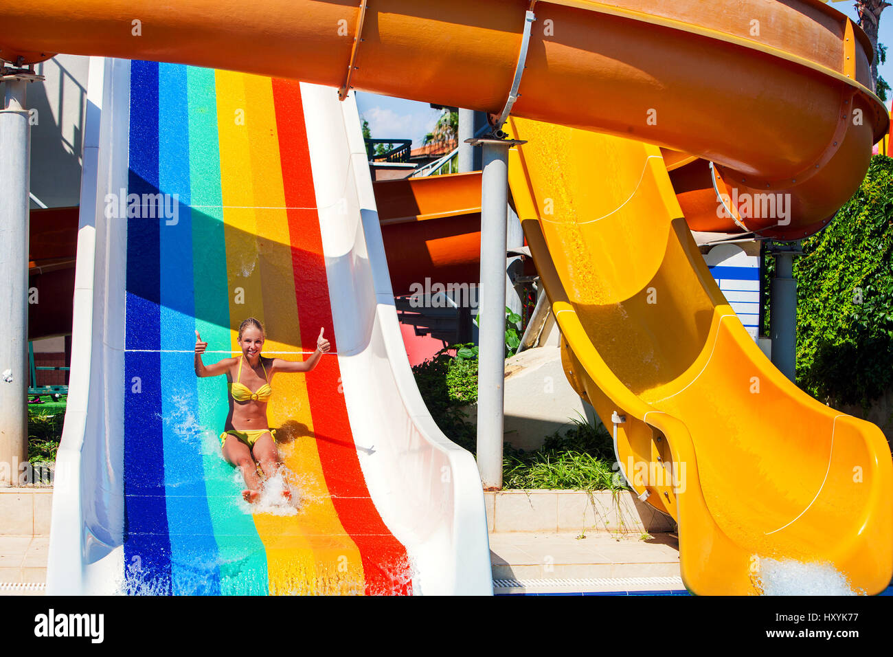 Water Flume Slides High Resolution Stock Photography and Images - Alamy