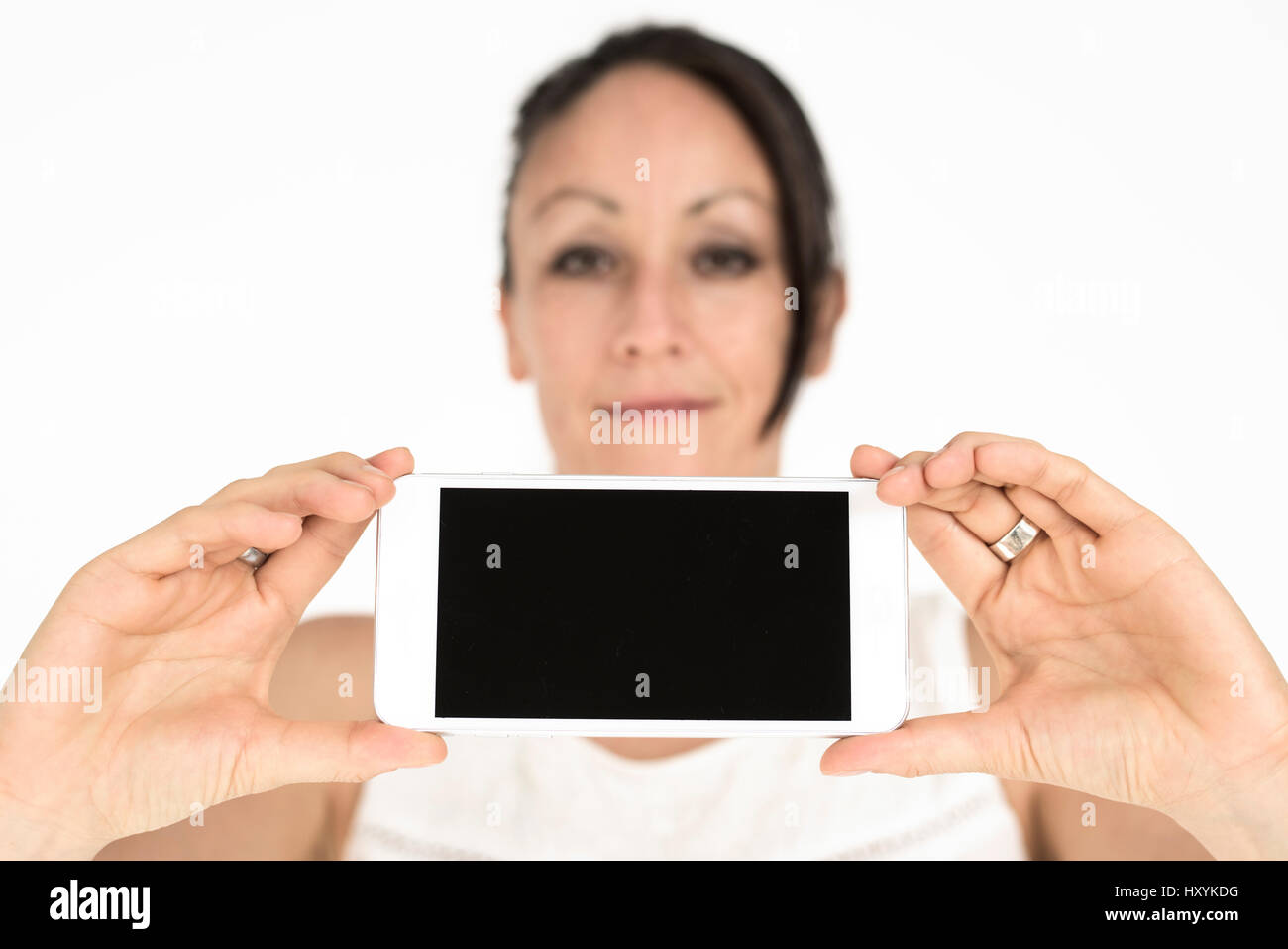 Women Studio Portrait Female Casual Stock Photo - Alamy