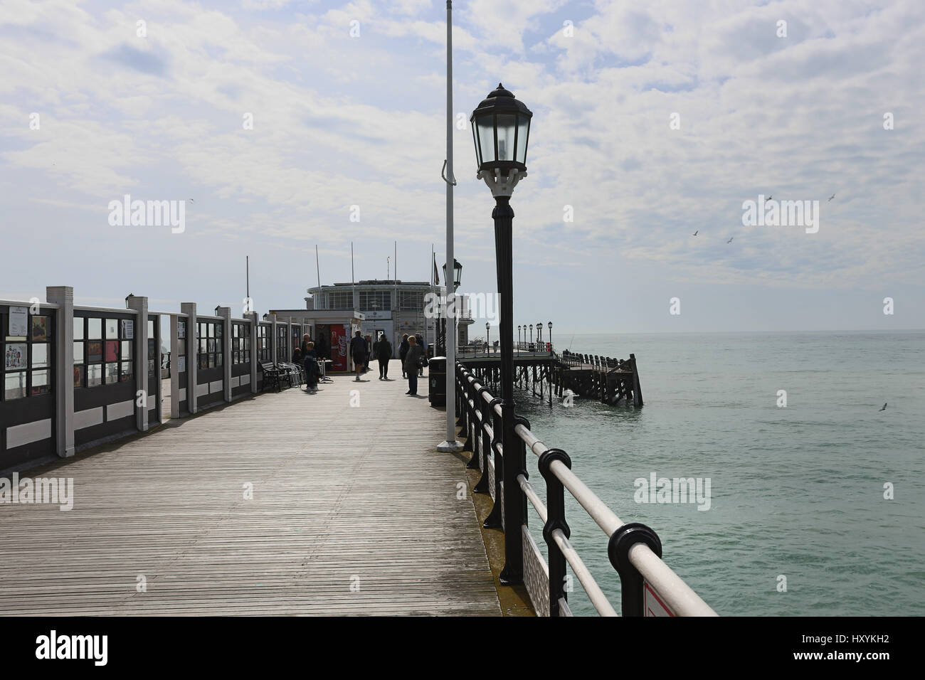 Worthing beaches, pier and shops Stock Photo - Alamy