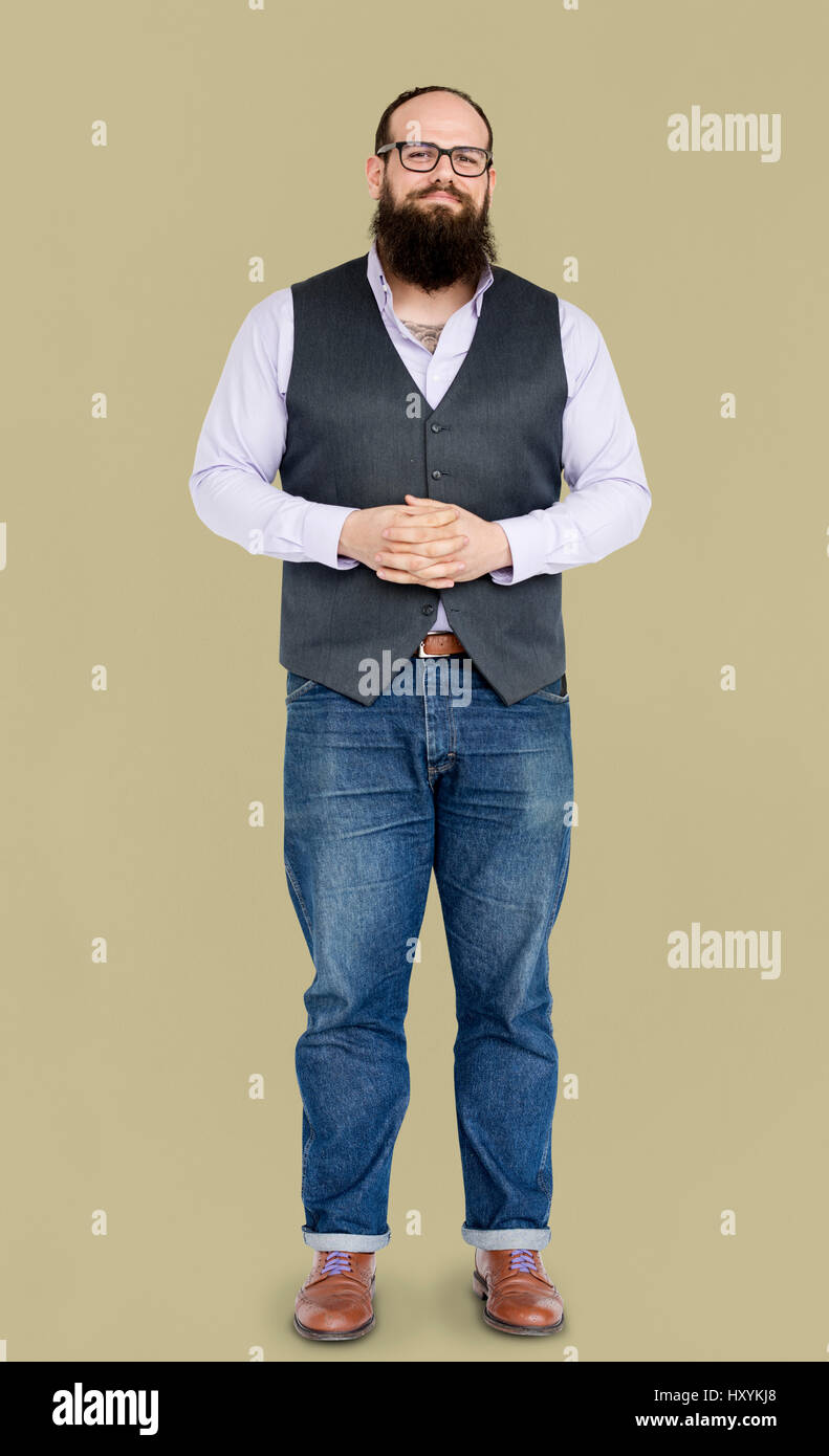 Studio People Shoot Portrait Isolated Stock Photo - Alamy