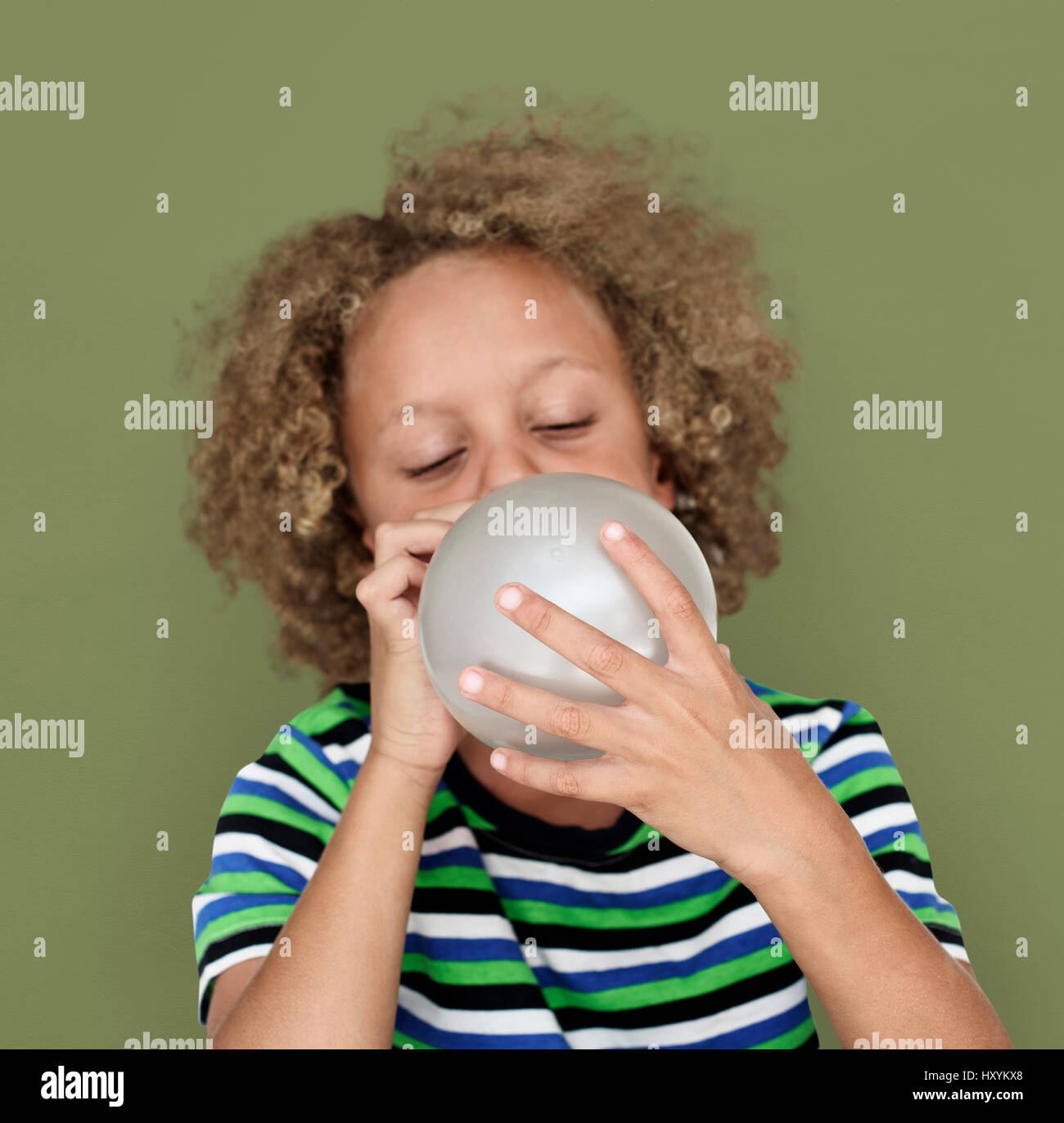 Little Boy Having Fun Portrait Stock Photo - Alamy