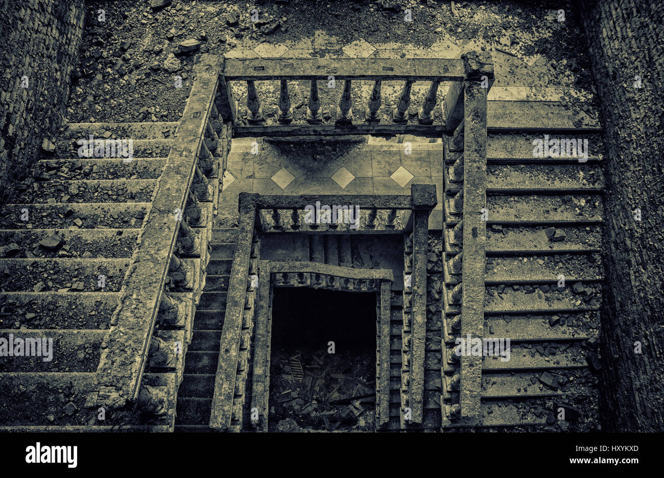 Stone Balustrade of The Old Handrail of a Staircase. Historic Staircase ...