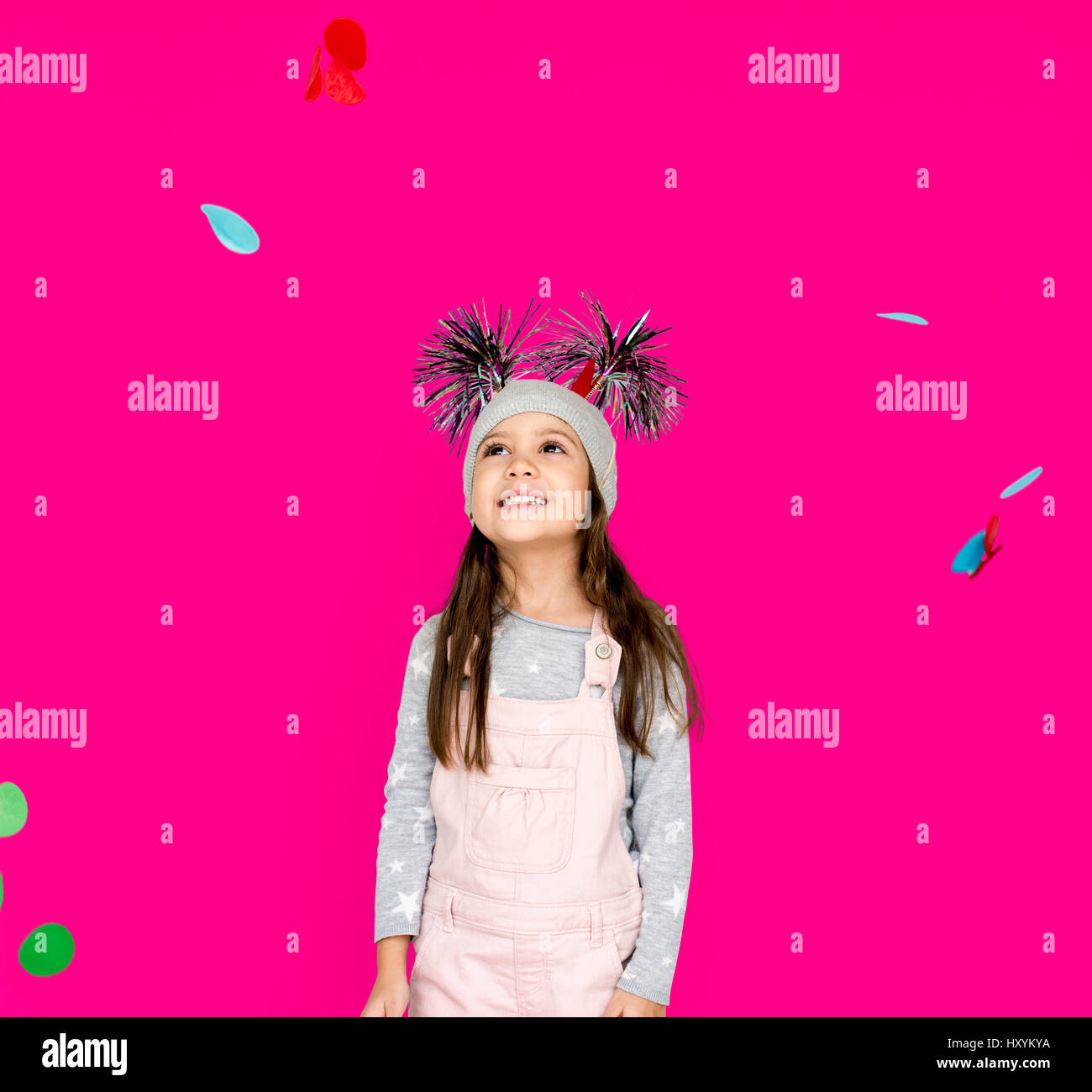 Studio People Kid Shoot Childhood Girl Stock Photo - Alamy
