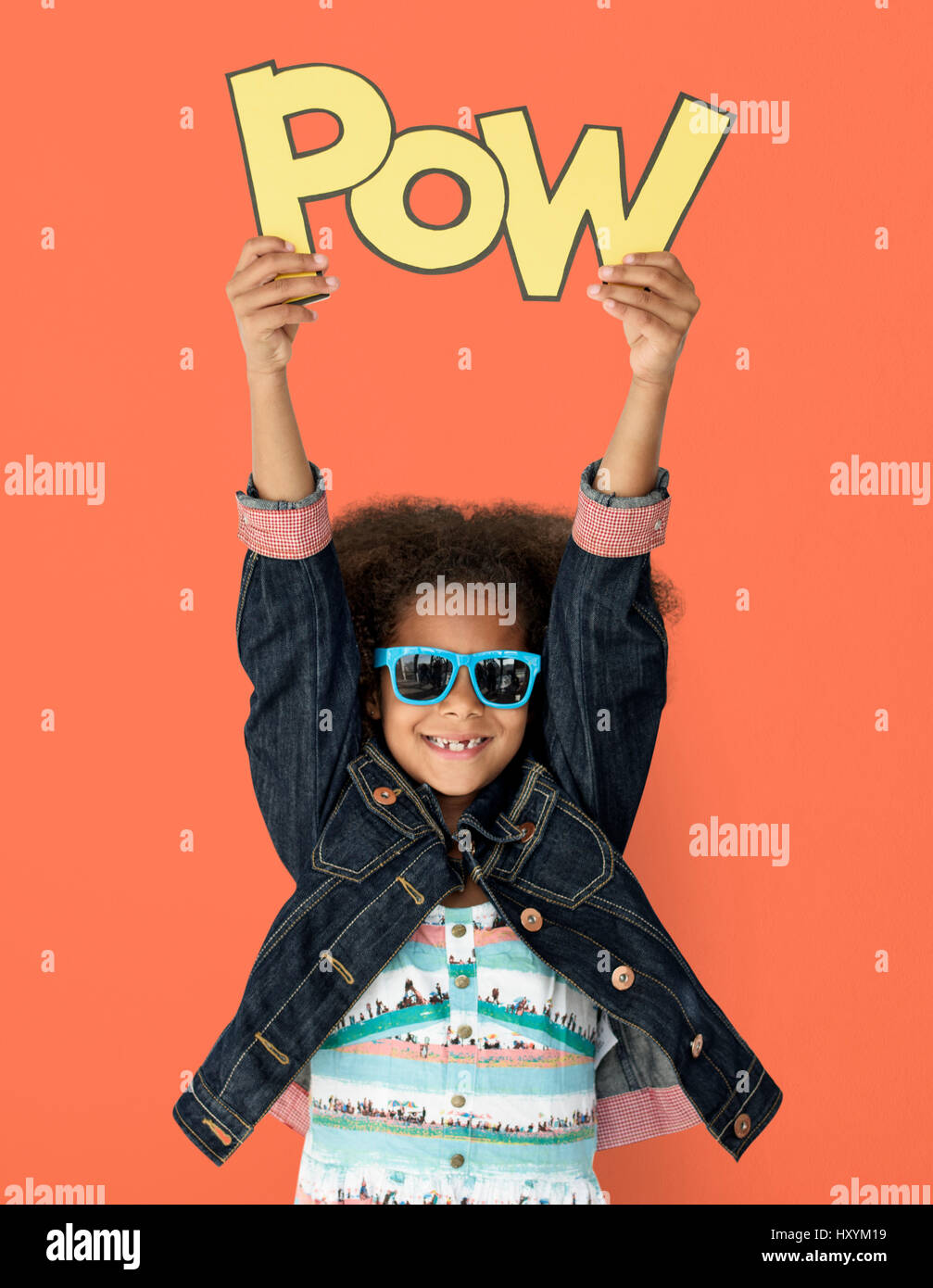 Little Kid Having Fun Portrait Stock Photo - Alamy