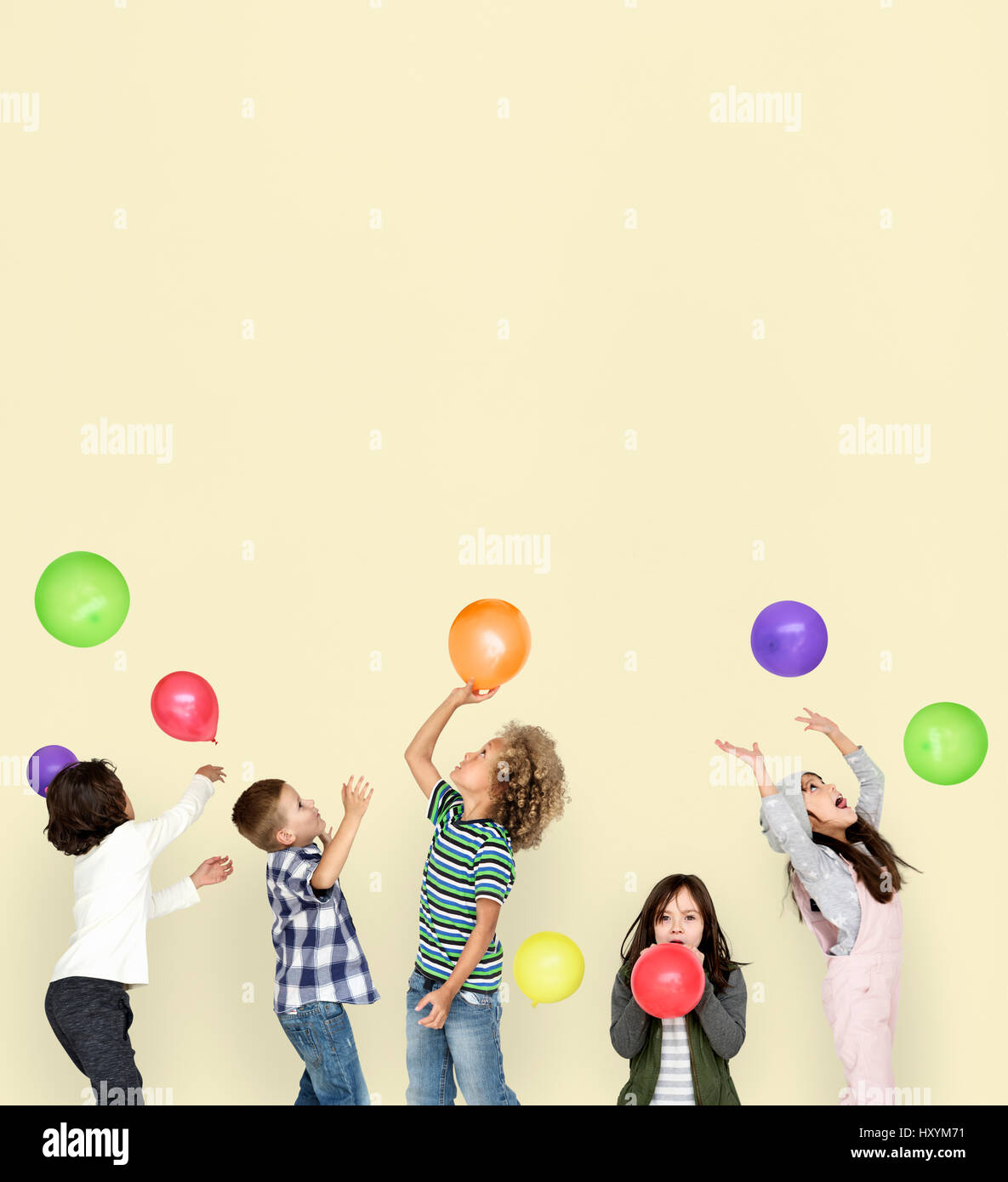 Studio People Model Shoot Kid Children Stock Photo - Alamy