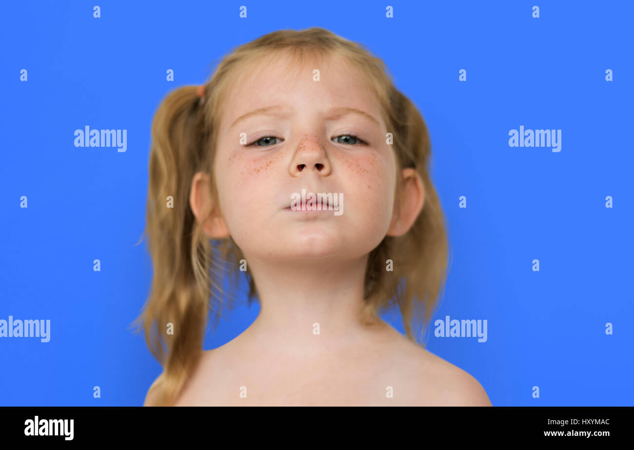 Studio Shoot People Kid Girl Stock Photo - Alamy