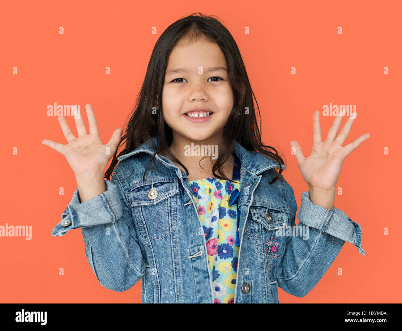Studio People Kid Shoot Childhood Girl Stock Photo - Alamy