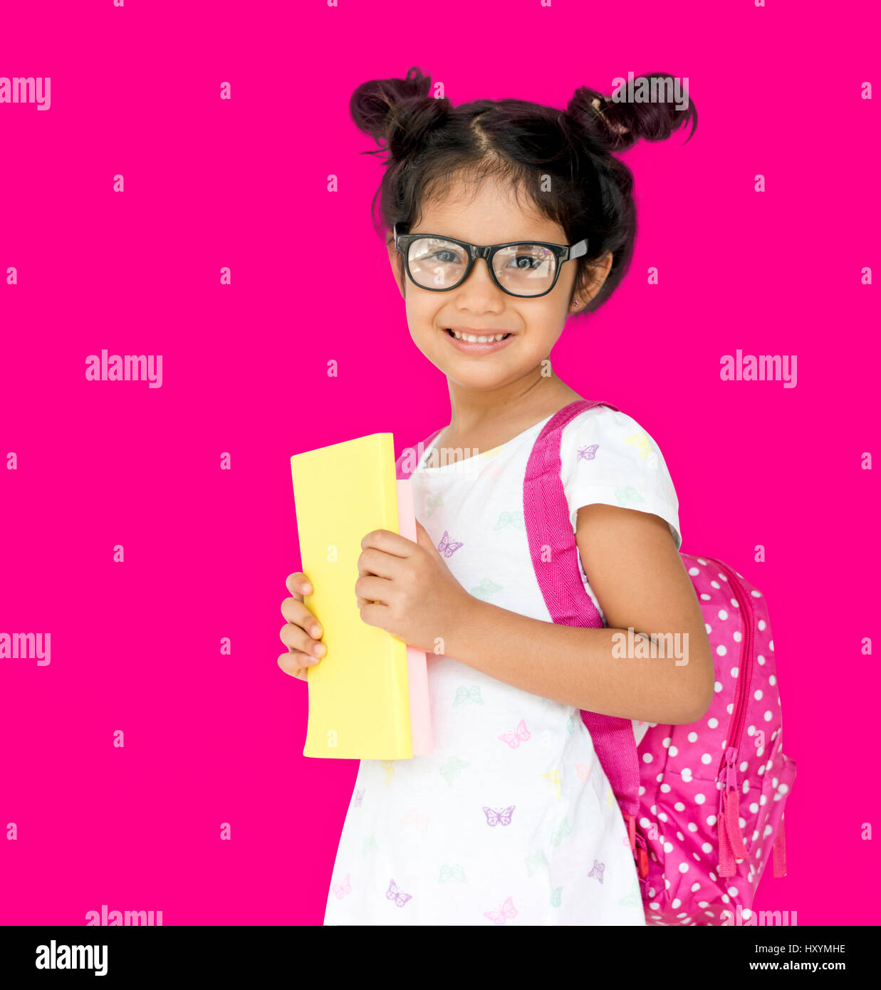 Girl Kids Having Fun Smiling Stock Photo - Alamy