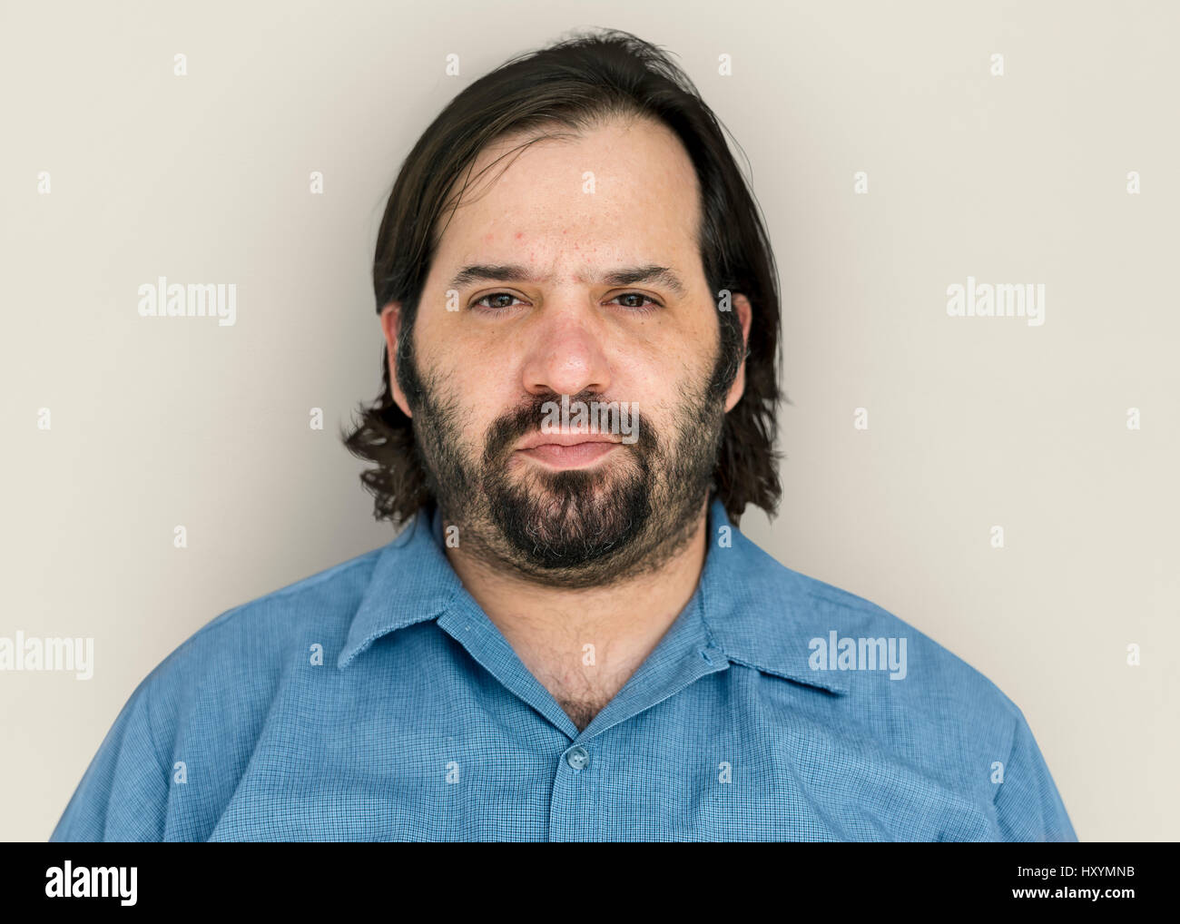 Man Casual Studio Portrait Photography Stock Photo - Alamy