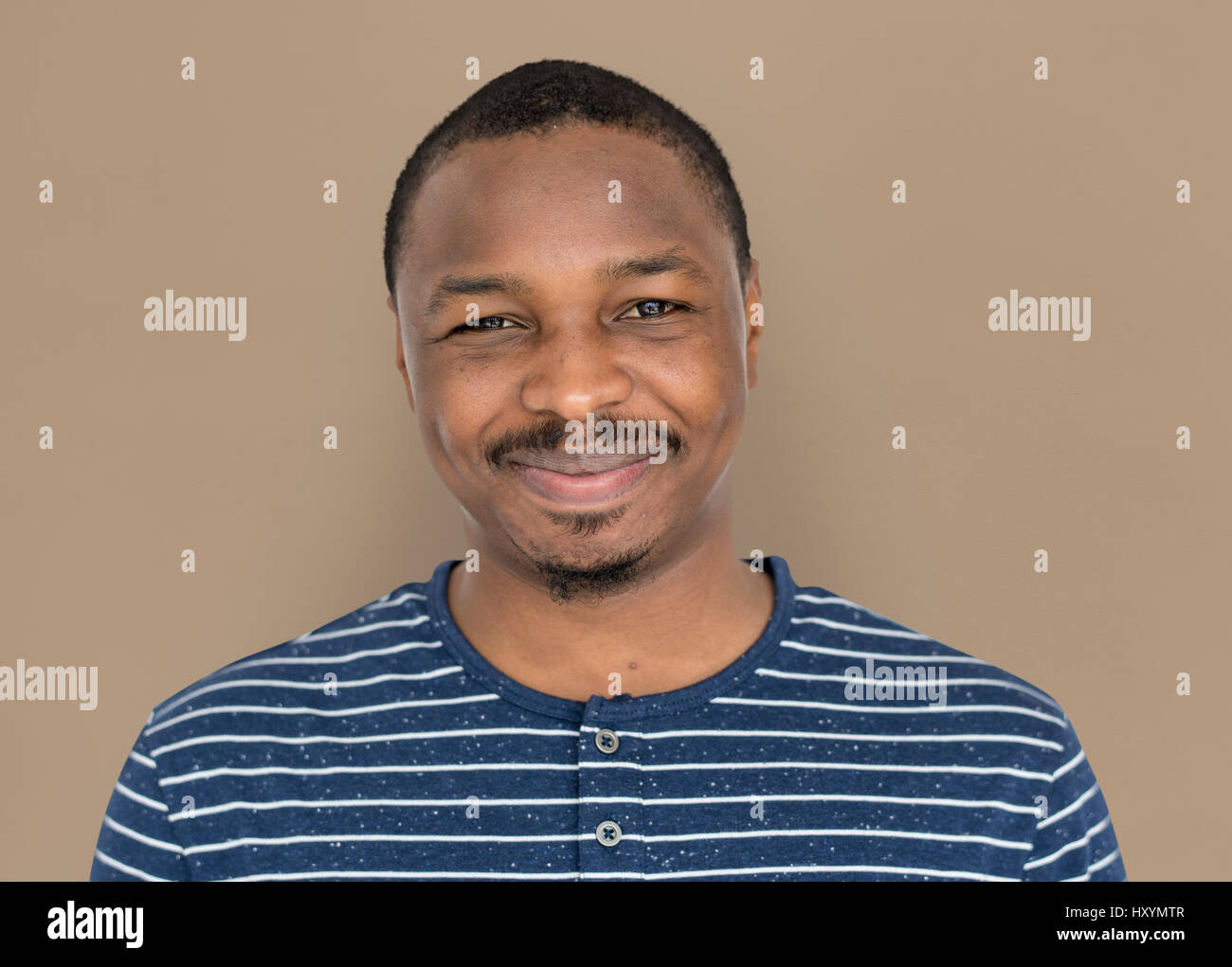 African Descent Man Smiling Happy Stock Photo - Alamy