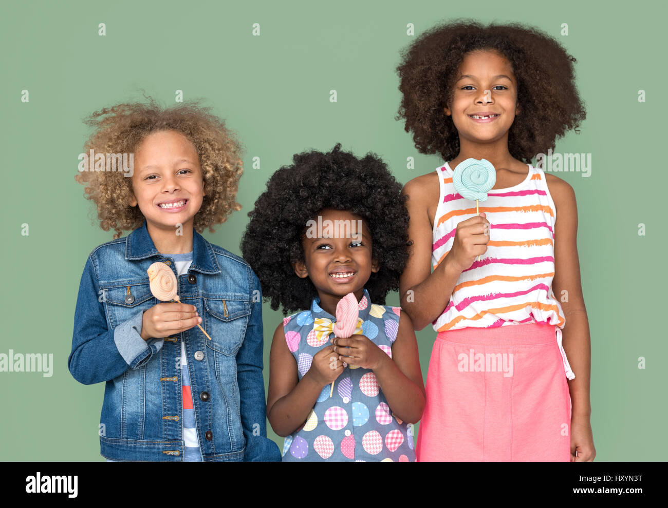 Young Children Smiling Friends Sweet Stock Photo - Alamy