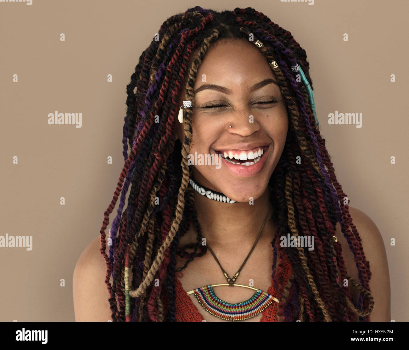 Studio Shoot Portrait People Model Stock Photo - Alamy