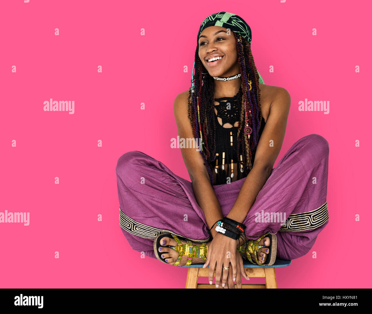 Studio Shoot Portrait People Model Stock Photo - Alamy
