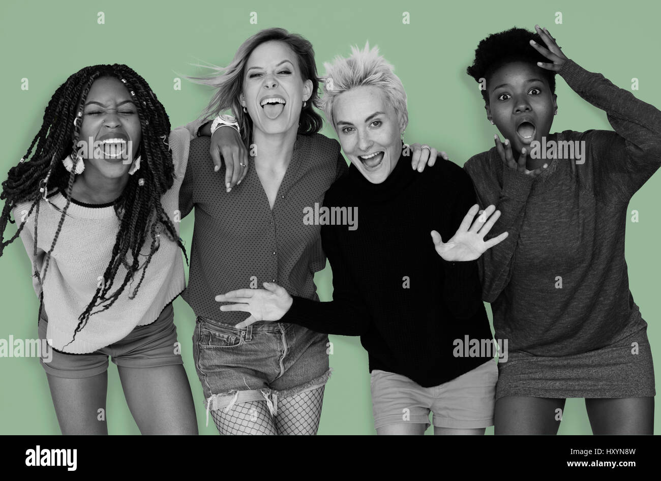 Girls Friendship Laughing Enjoy Together Stock Photo - Alamy