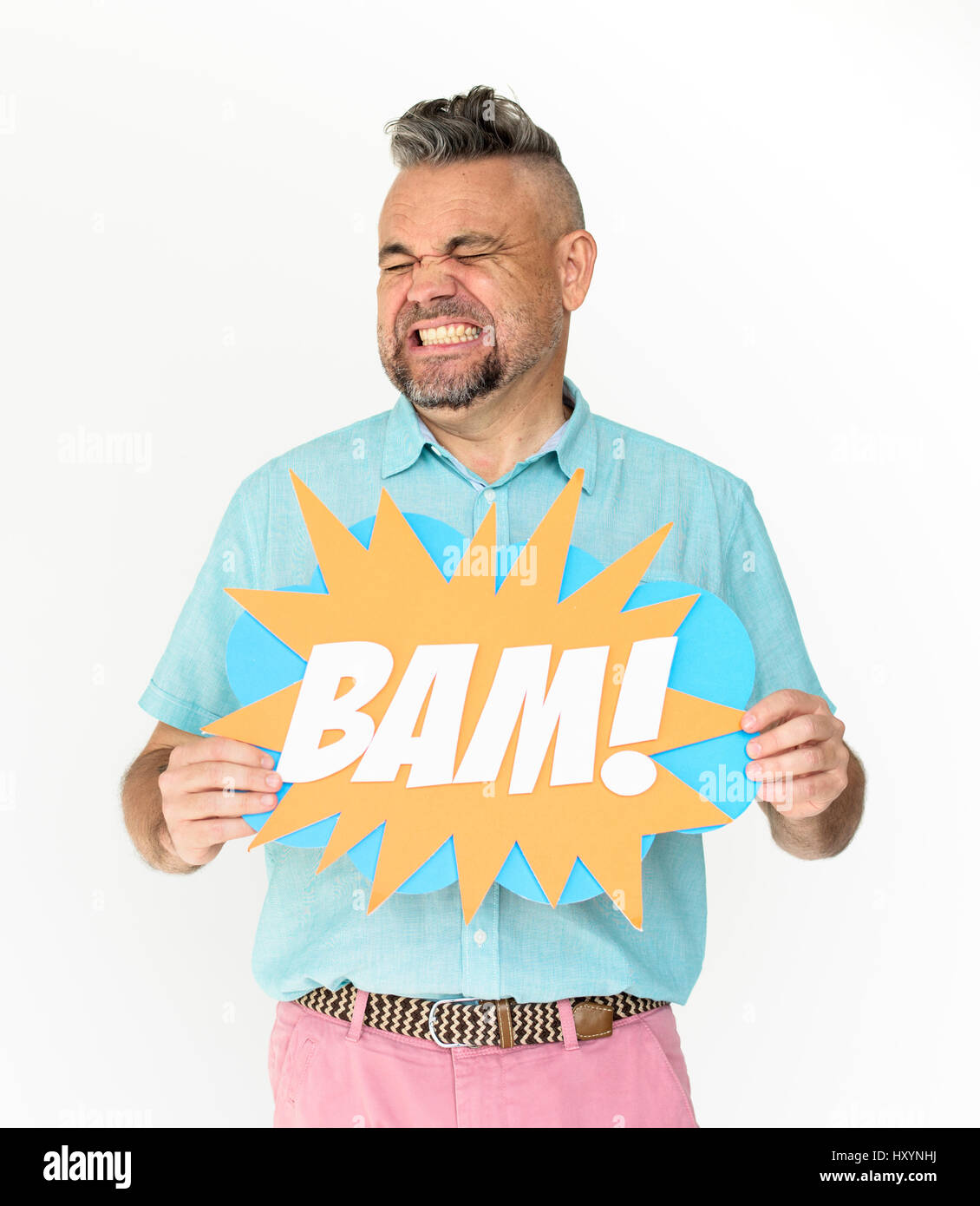 Studio People Shoot Portrait Isolated Stock Photo - Alamy