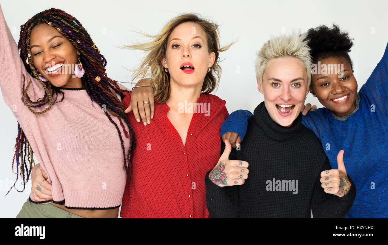 Studio People Shoot Portrait Isolated Stock Photo - Alamy