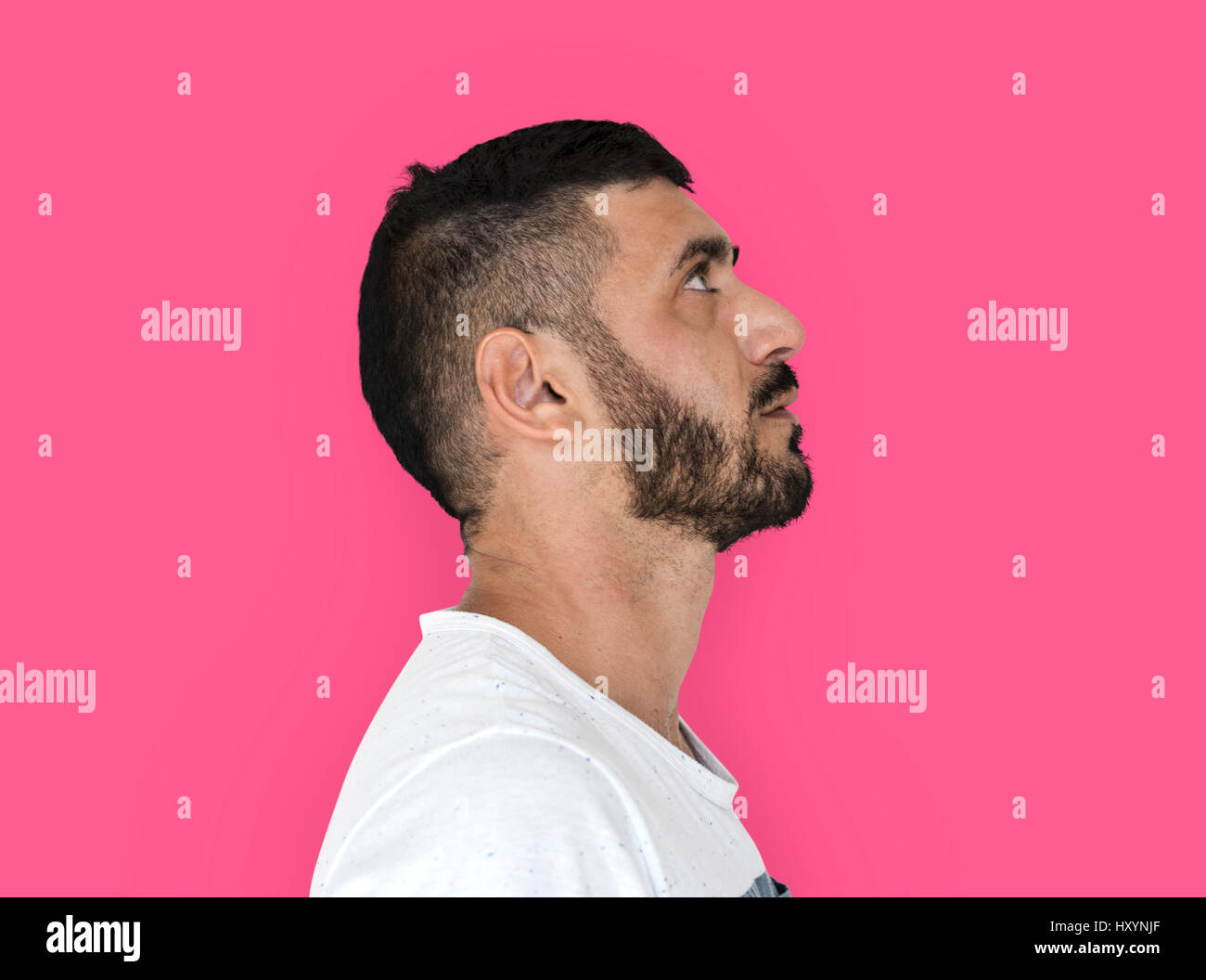 Male side view hi-res stock photography and images - Alamy