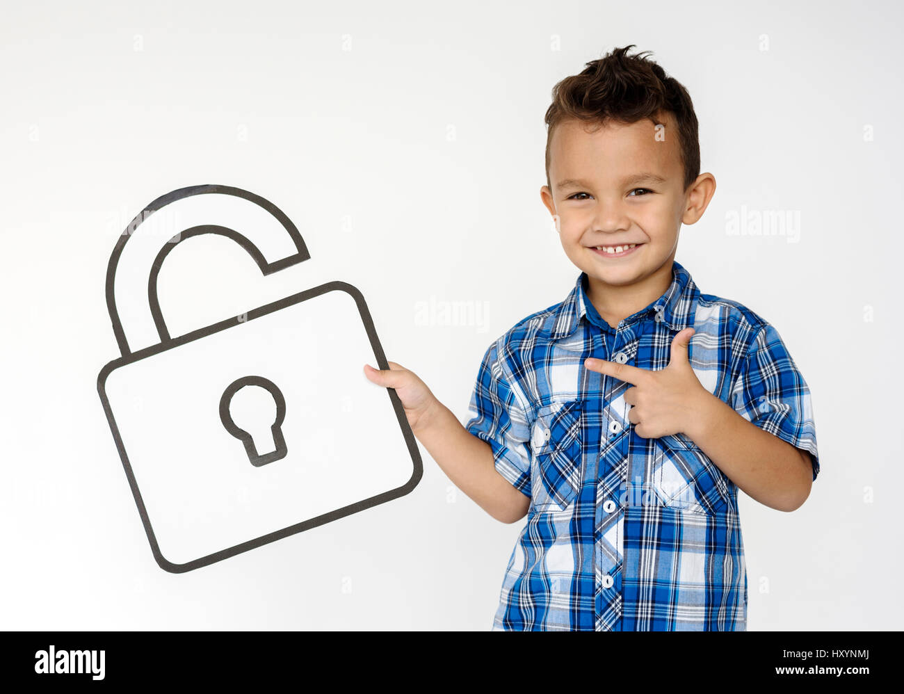 Child unlock key hi-res stock photography and images - Alamy