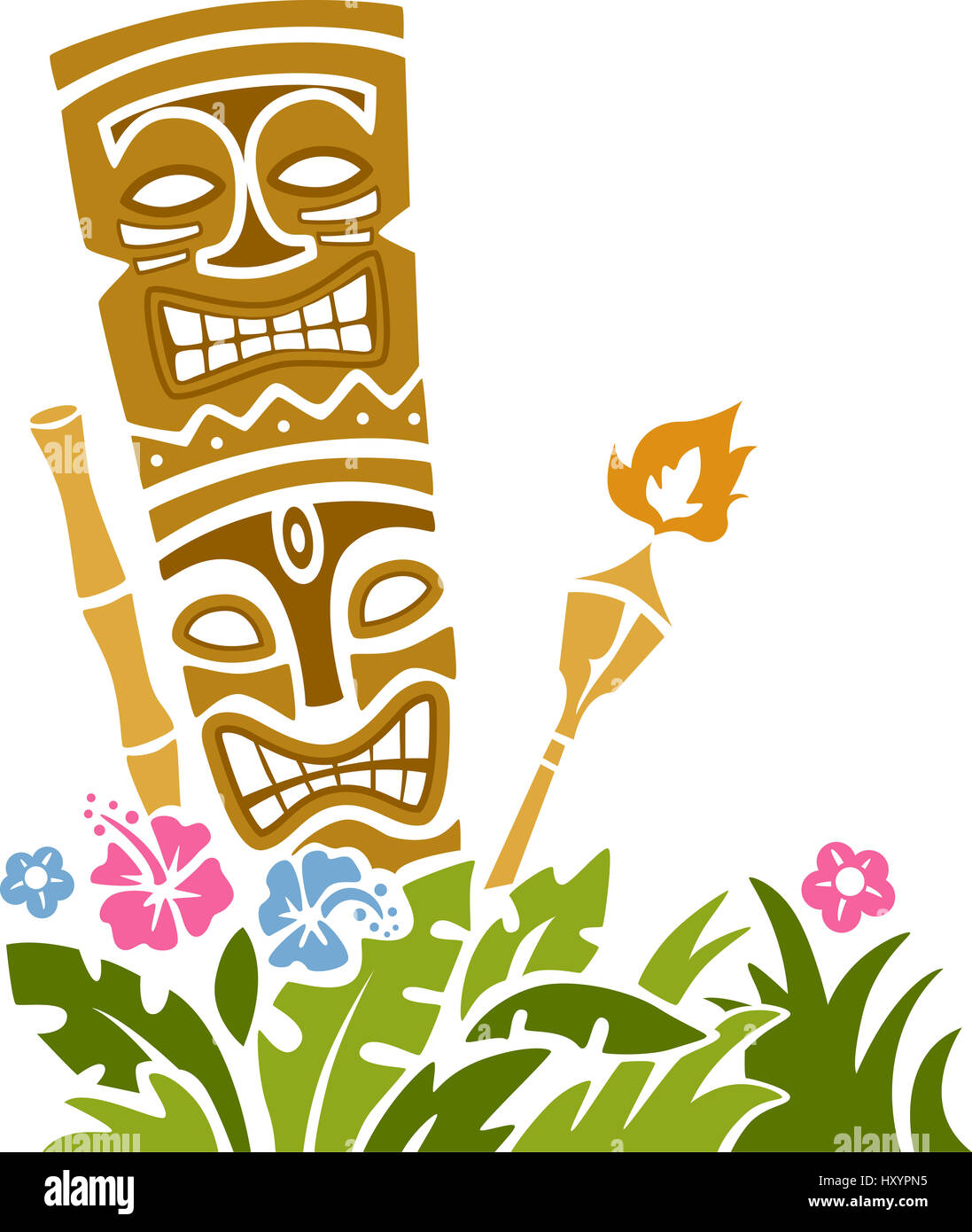 Tiki statue hi-res stock photography and images - Alamy