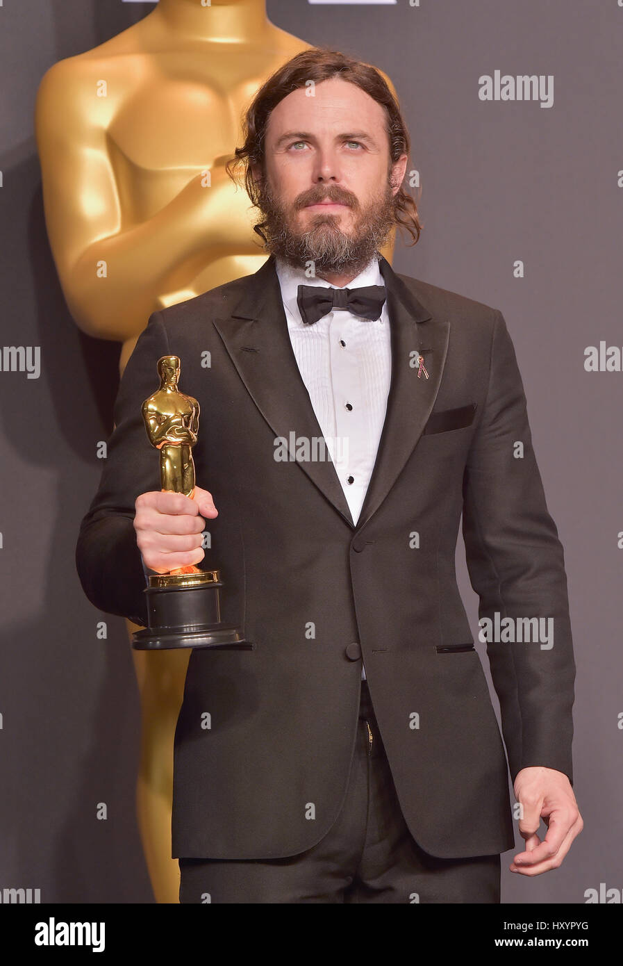 89th Annual Academy Awards Press Room Featuring: Casey Affleck Where ...
