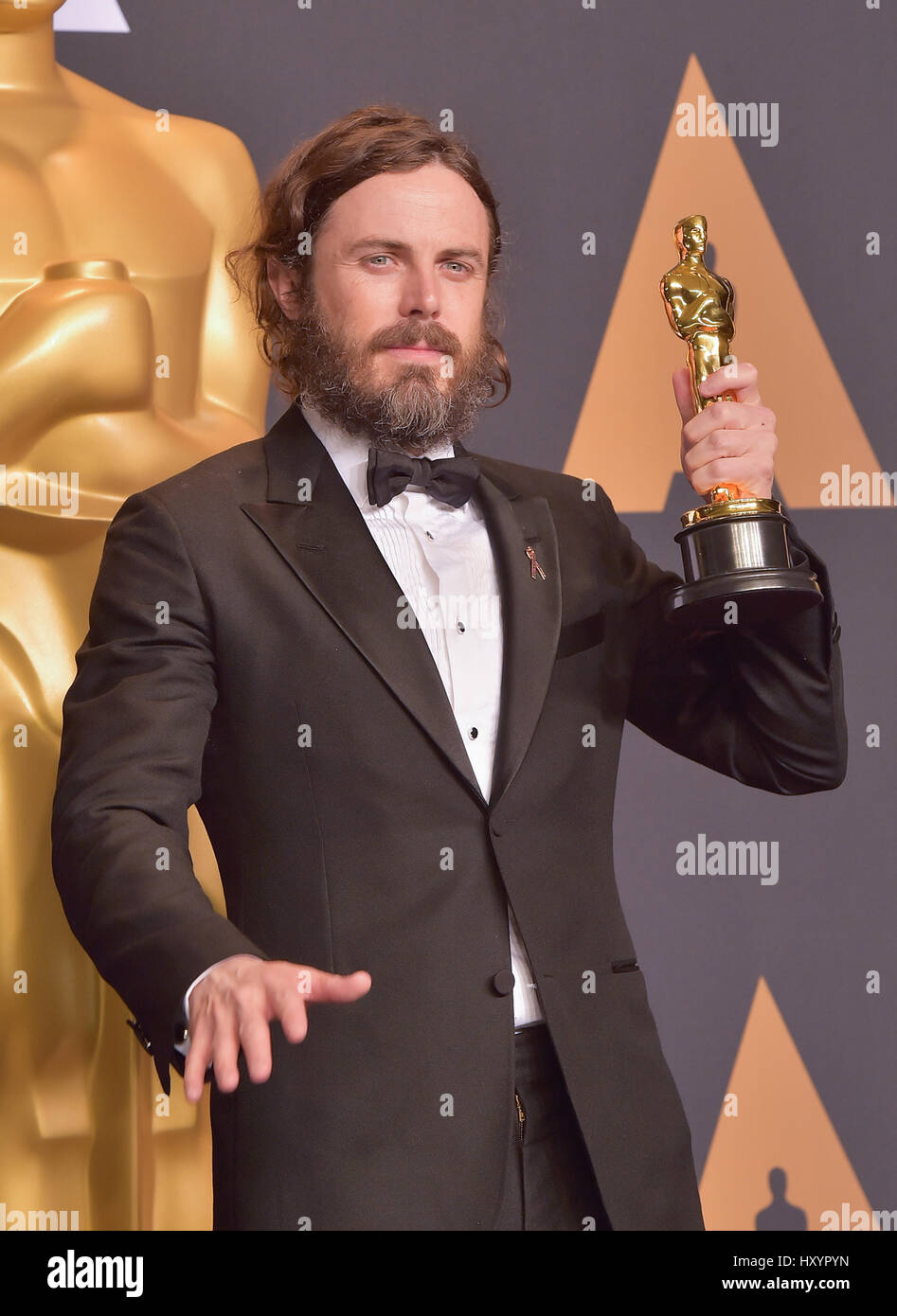 89th Annual Academy Awards Press Room Featuring: Casey Affleck Where ...