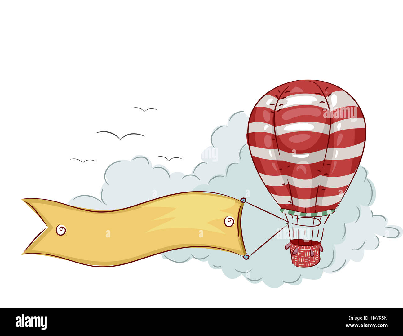 Balloon Banner Clip Art