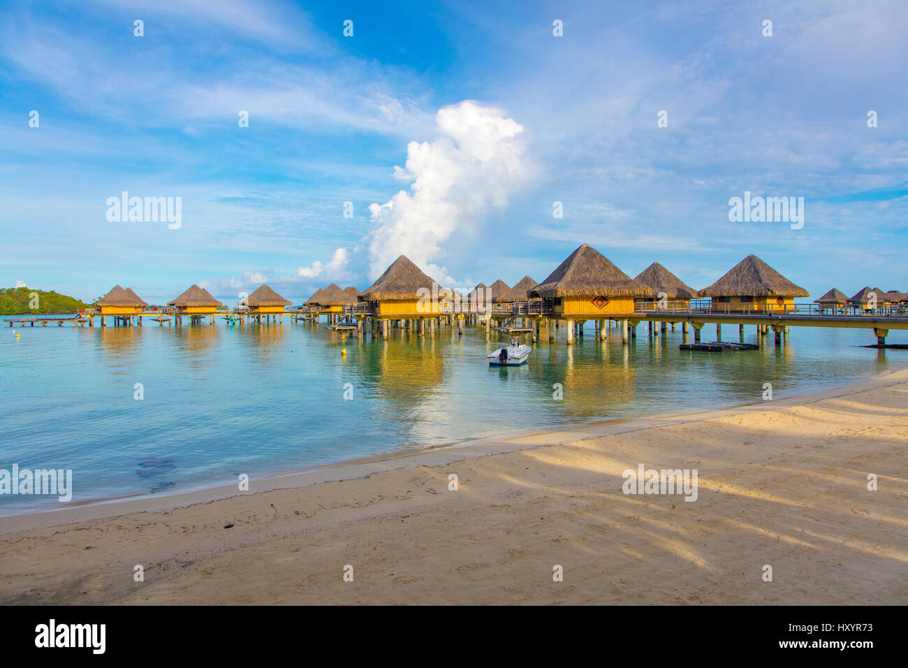 InterContinental Bora Bora Resort, Bora Bora, French Polynesia Stock ...