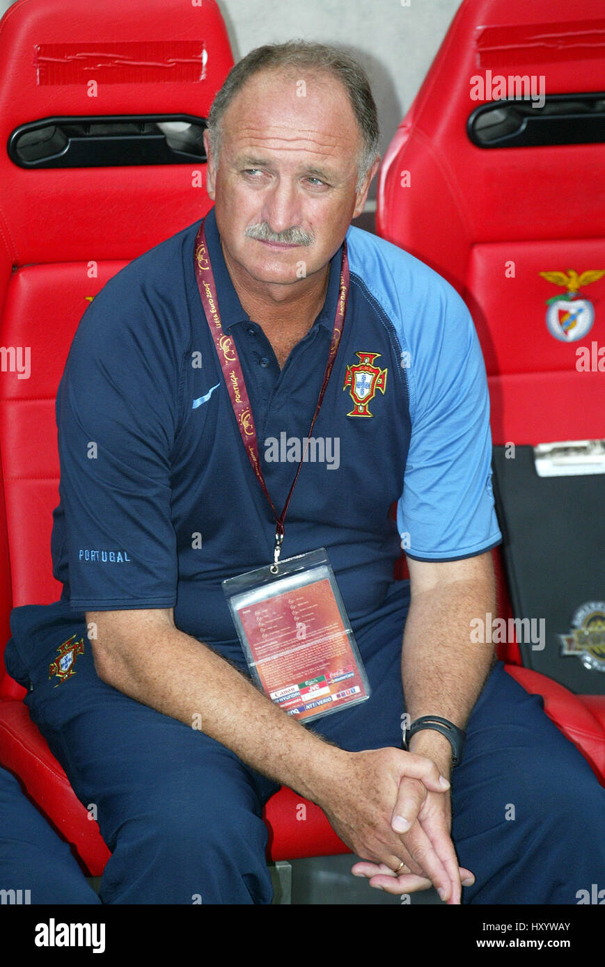 LUIZ FELIPE SCOLARI PORTUGAL COACH LUZ STADIUM LISBON PORTUGAL 24 June ...