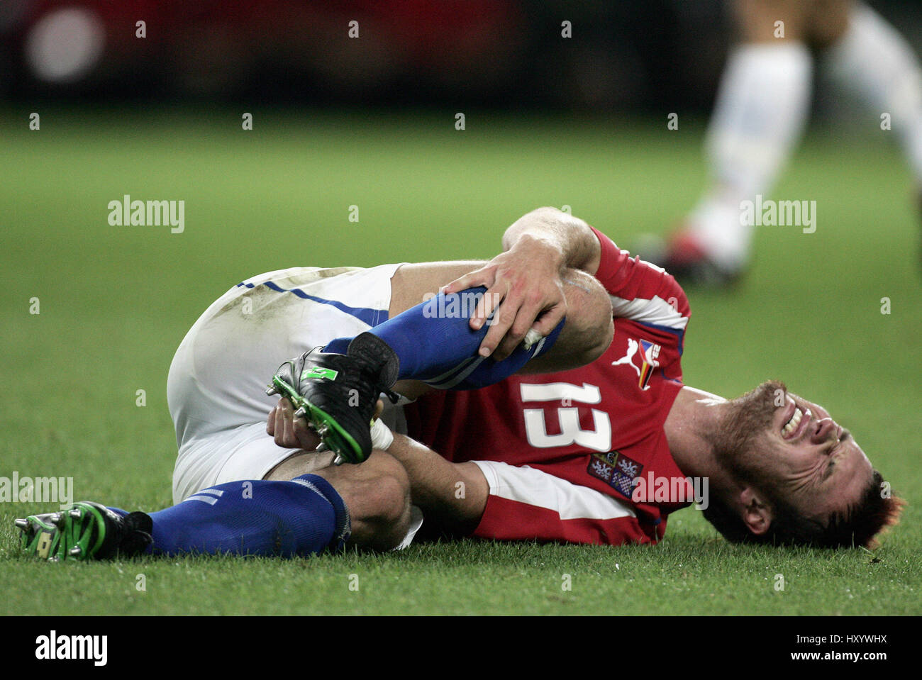 MARTIN JIRANEK CZECH REPUBLIC & REGGINA CALCI JOSE ALVALADE STADIUM ...